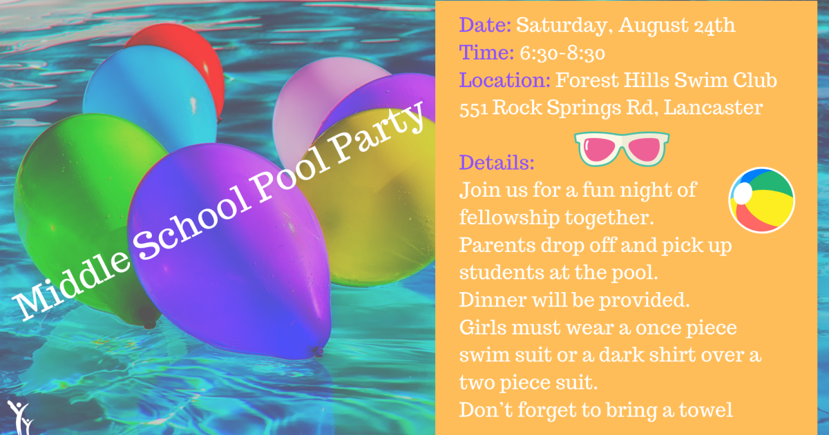 Middle School Pool Party | Second Baptist Church Lancaster