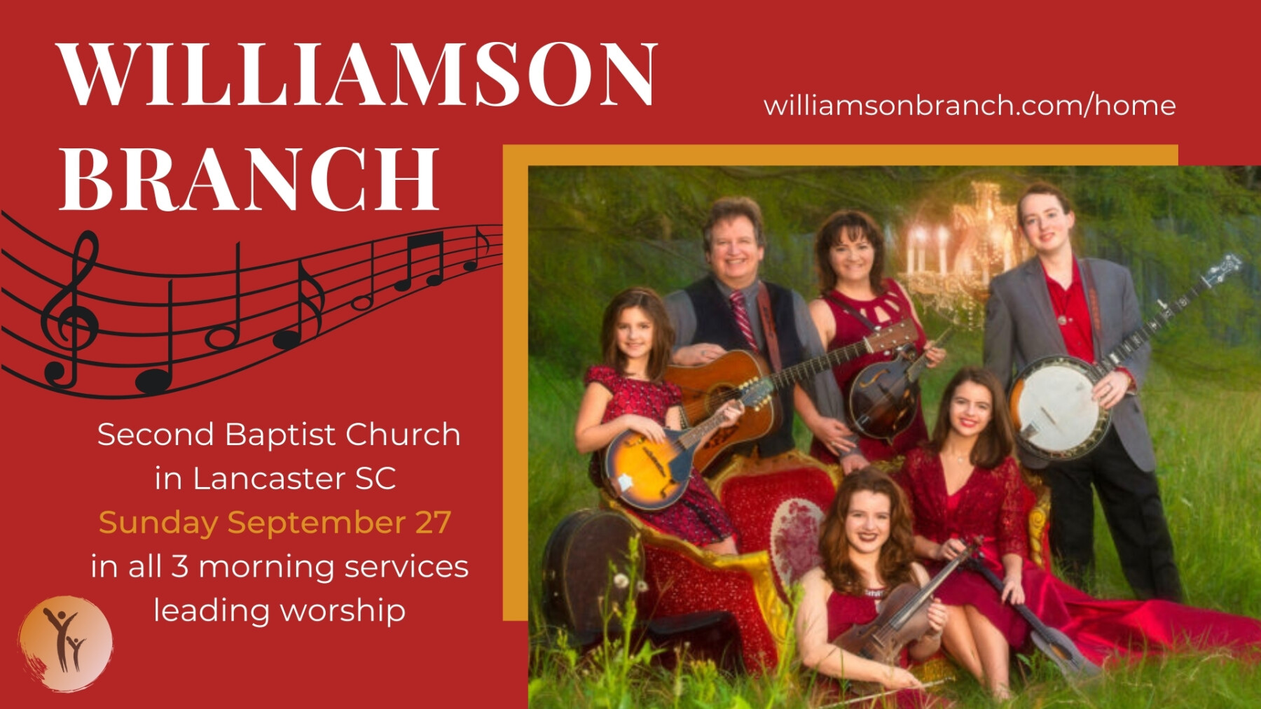 Williamson Branch - Sunday September 27 | Second Baptist Church Lancaster