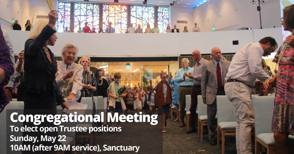 Congregational Meeting | Valley Presbyterian Church